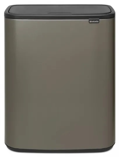 Brabantia Bo Touch Bin 2 x30l platinová 221521