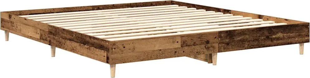 Rám postele bez matrace Staré dřevo 180x200cm Technické dřevo 3329028