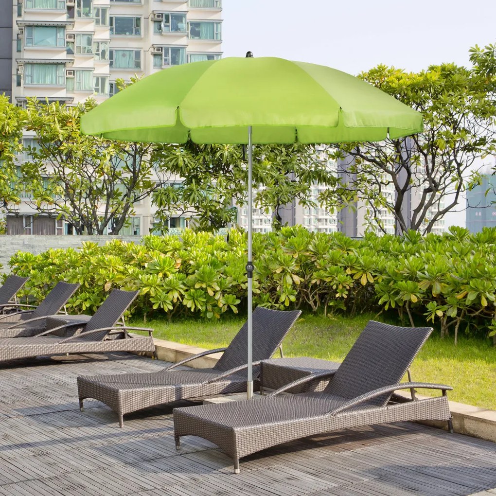 ACTIVE 2 m – naklápěcí balkónový a plážový slunečník (Design látky: 836)