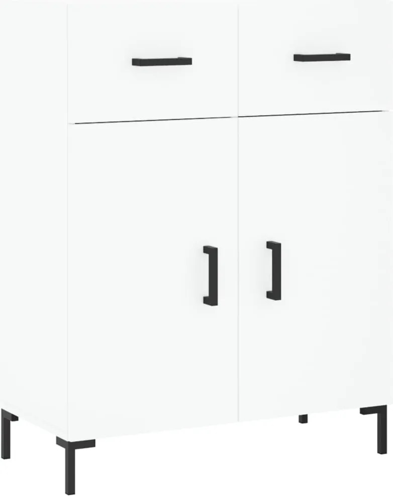 Skříň highboard bílá 69,5 x 34 x 180 cm kompozitní dřevo 3198529