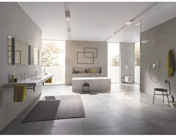 GROHE 19577001 - Vanová čtyřotvorová kombinace LINEARE lesklý chrom