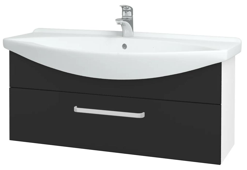 Dřevojas Koupelnová skříň TAKE IT SZZ 105 Varianta: N01 Bílá lesk / Úchytka T02 / D02 Bříza