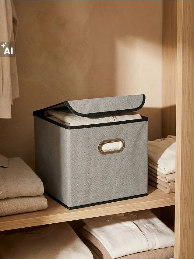 Sinsay - Úložný box s víkem - šedá