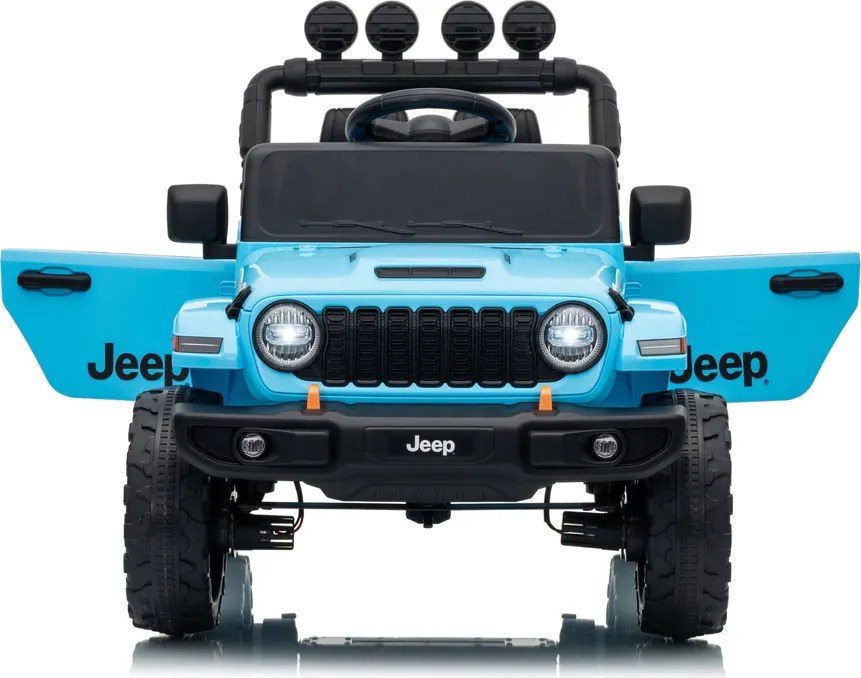 LEAN CARS Akumulátorové autíčko Jeep Rubicon DK-JWR558 24 V, světle modré