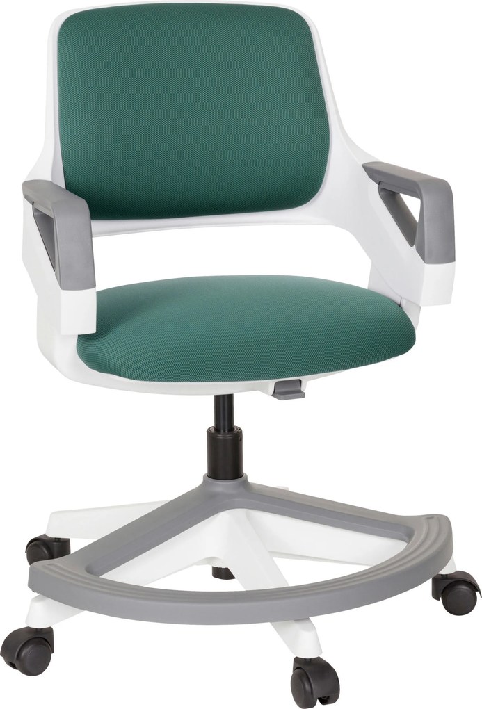 XXXLutz OTOČNÁ ŽIDLE PRO MLÁDEŽ, struktura, petrolej MID.YOU - Dětské otočné židle - 001918076701