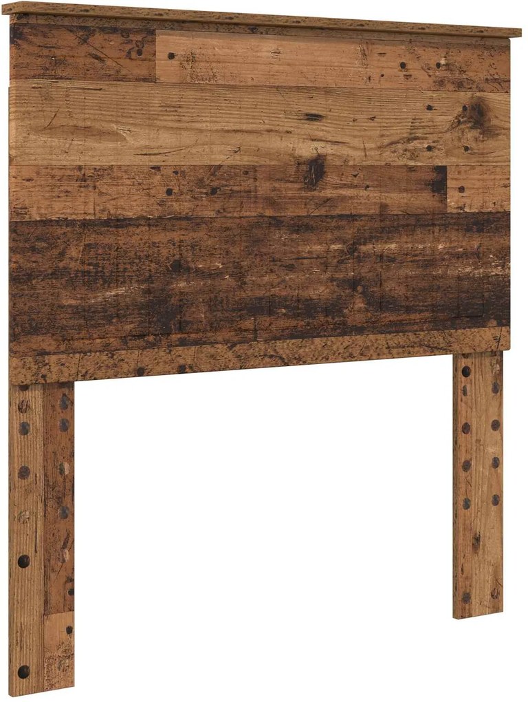 Rám postele s čelo Staré dřevo 90 x 190 cm Kompozitní dřevo 3411366