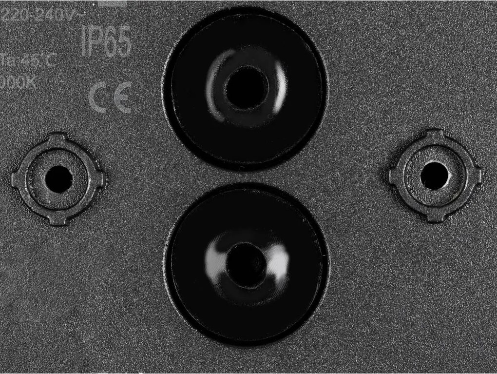 LA 1007913 D-RING M nástěnné svítidlo, fáze, 2700/3000K, fáze, IP65, černá - BIG WHITE (SLV)