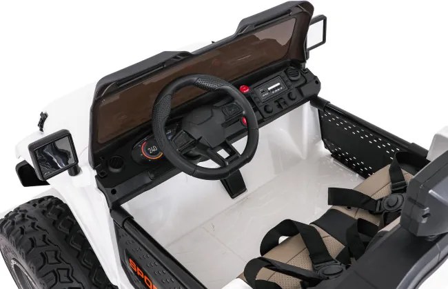 Elektrické autíčko Extreme Sport 4x4 bílé