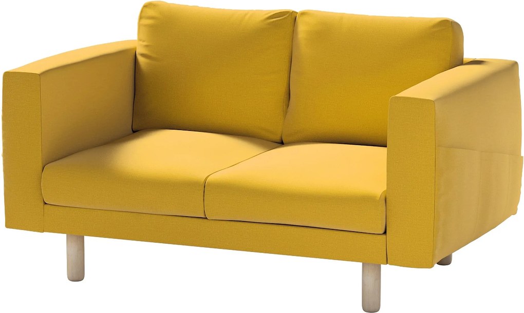 Potah na pohovku IKEA Norsborg 2-místná barva žlutá látka sametová