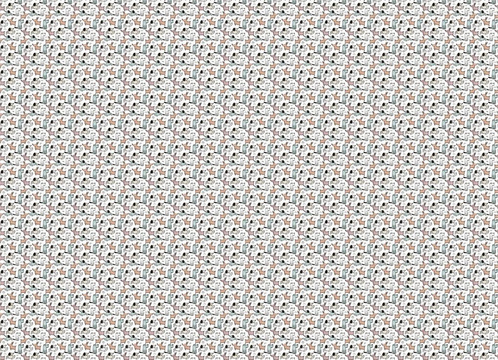 Malvis Dětská tapeta psi Vel. (šířka x výška): 432 x 290 cm