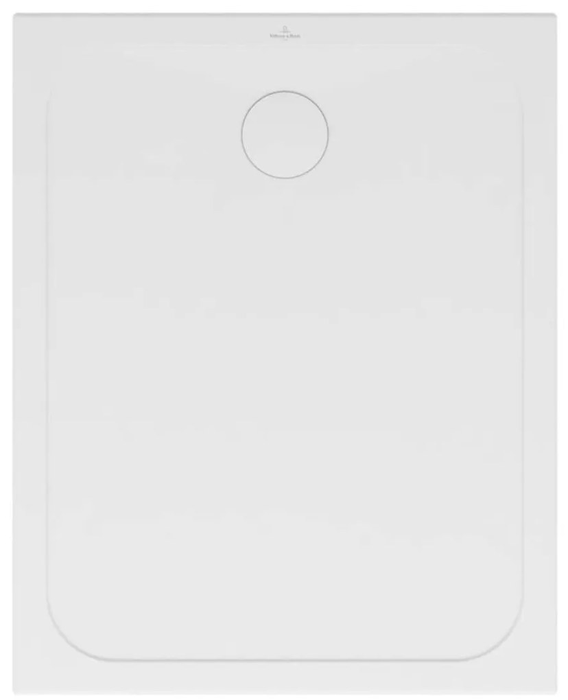 Villeroy & Boch Lifetime Plus - Sprchová vanička, 80x100 cm, Anti-slip, alpská bílá 6223J301