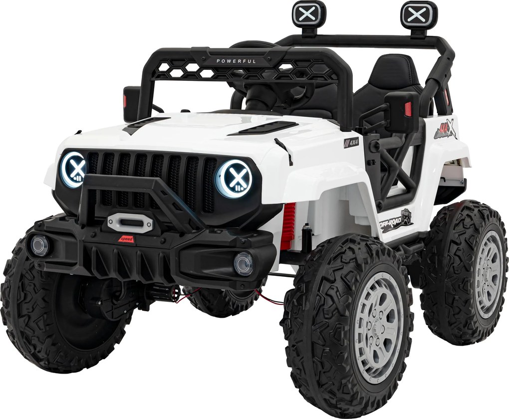 Ramiz Dětské elektrické auto OFF ROAD Speed Bílé