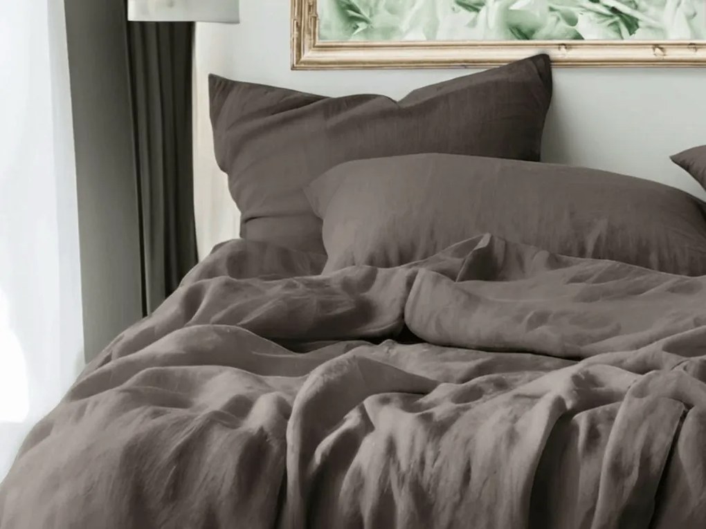 Mušelínové povlečení PURELY šedé Rozměr povlečení: 80 x 80 cm | 155 x 220 cm