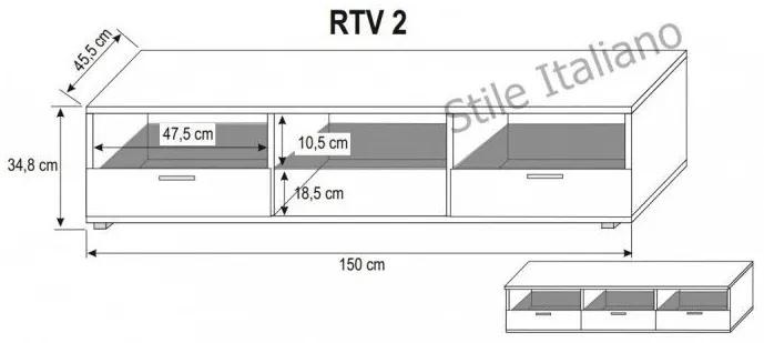 Televizní stolek RTV 2
