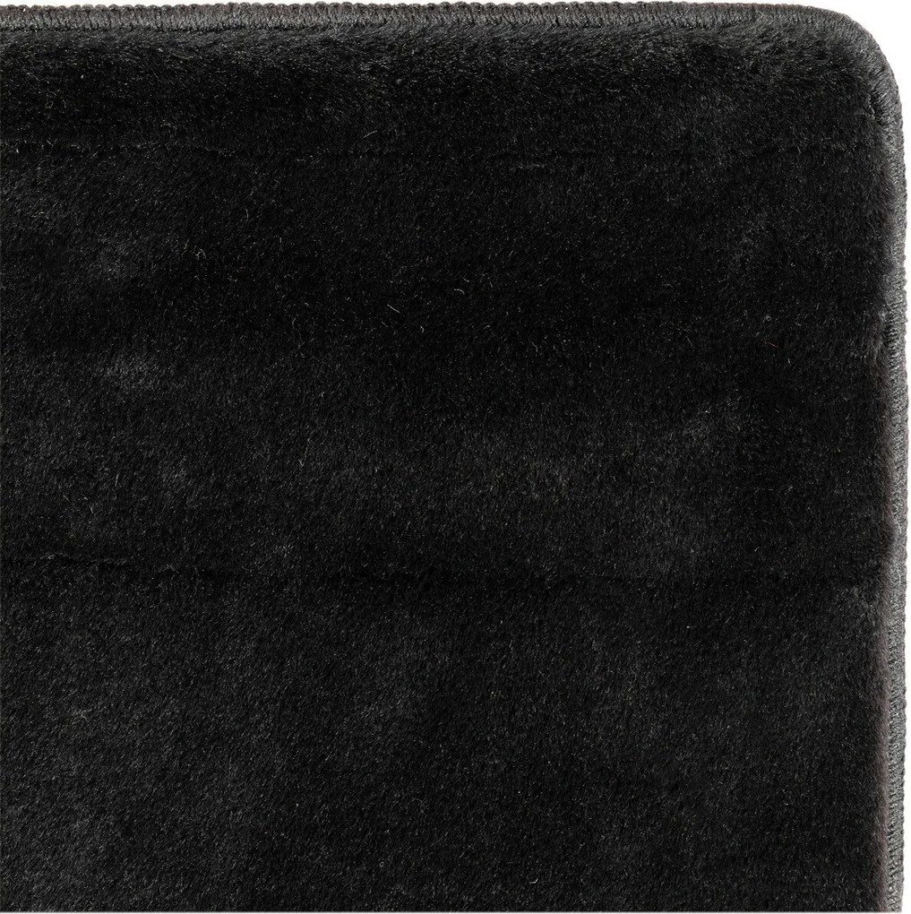 Ayyildiz, Kusový koberec Joy 1400 black, 60x100, černá, chodba / předsíň