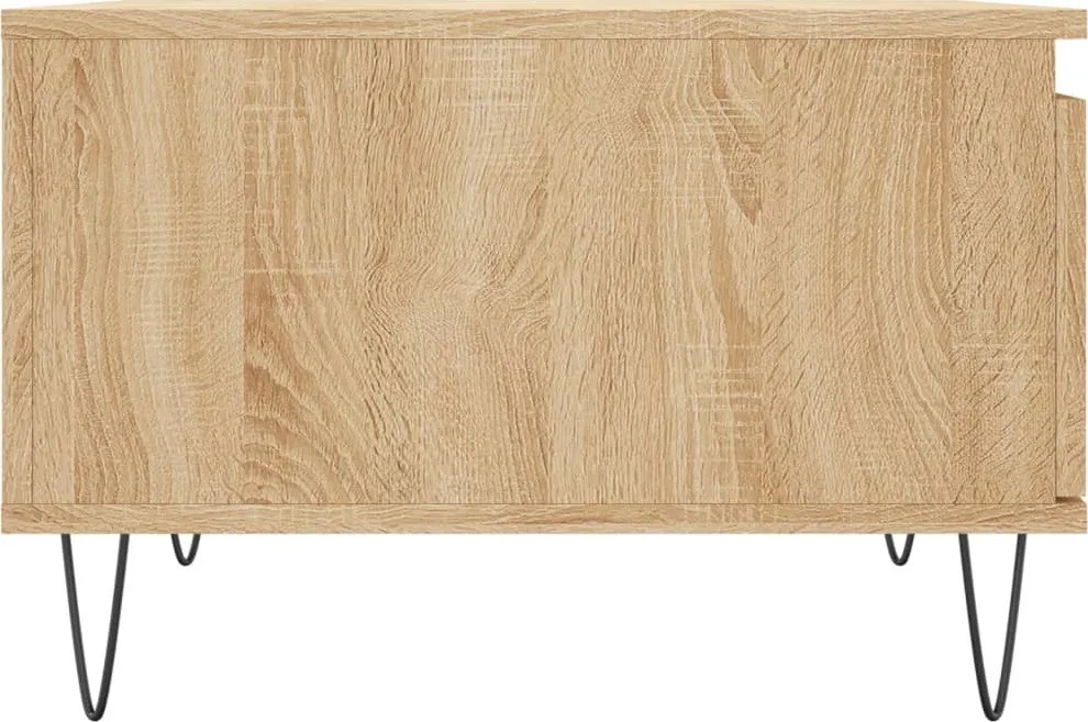 vidaXL Konferenční stolek 55 x 55 x 36,5 cm kompozitní dřevo [830759] Barva: dub sonoma