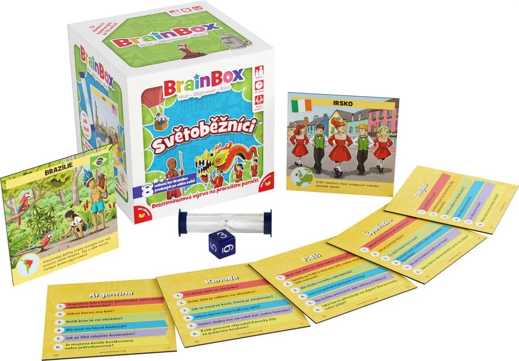 ASMODEE BRAINBOX HRA Světoběžníci *SPOLEČENSKÉ HRY* asbrbn12cz
