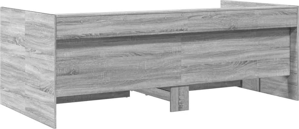 vidaXL Válenda se zásuvkami 90 x 190 cm kompozitní dřevo [3280858] Barva: Bílá