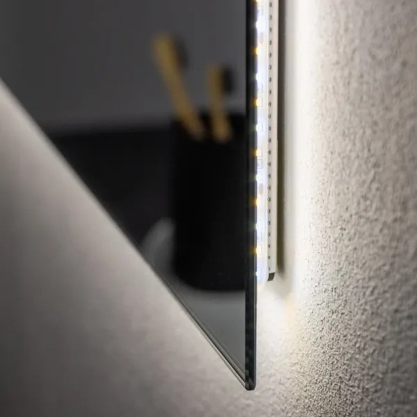 Brilagi - LED Koup. zrcadlo LUCE LED/28W/230V 60x80 cm IP44 CRI 90 stmív. + CCT
