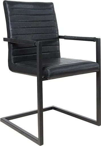 INV Konferenční židle Wilde starožitná černá-černá