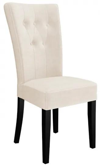 Čalouněná jídelní židle ST67 + klepadlo, Barva:: chrom, Barva: černá, Potah: Magic Velvet 2250