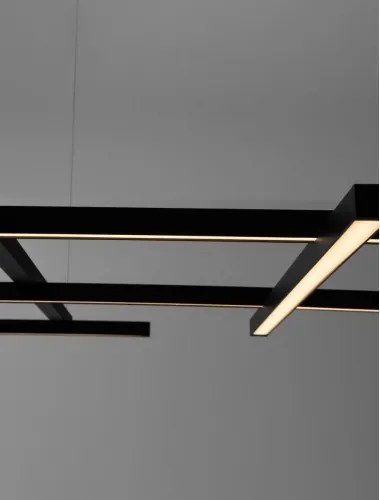 Závěsné LED svítidlo NOVA LUCE PACE 83W 3000K 9002056 stmívatelné Triac