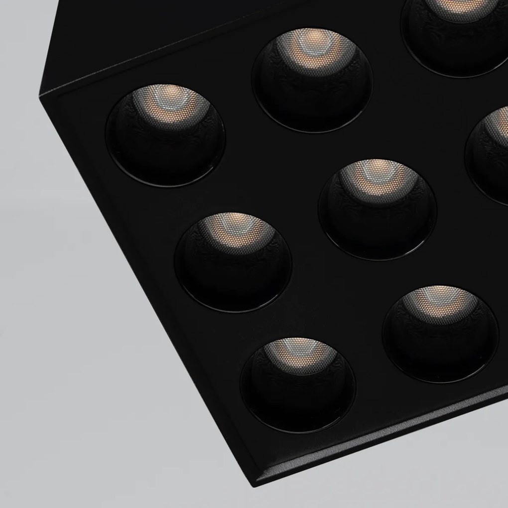 Sollux Lighting Stropní svítidlo OZZY černé LED