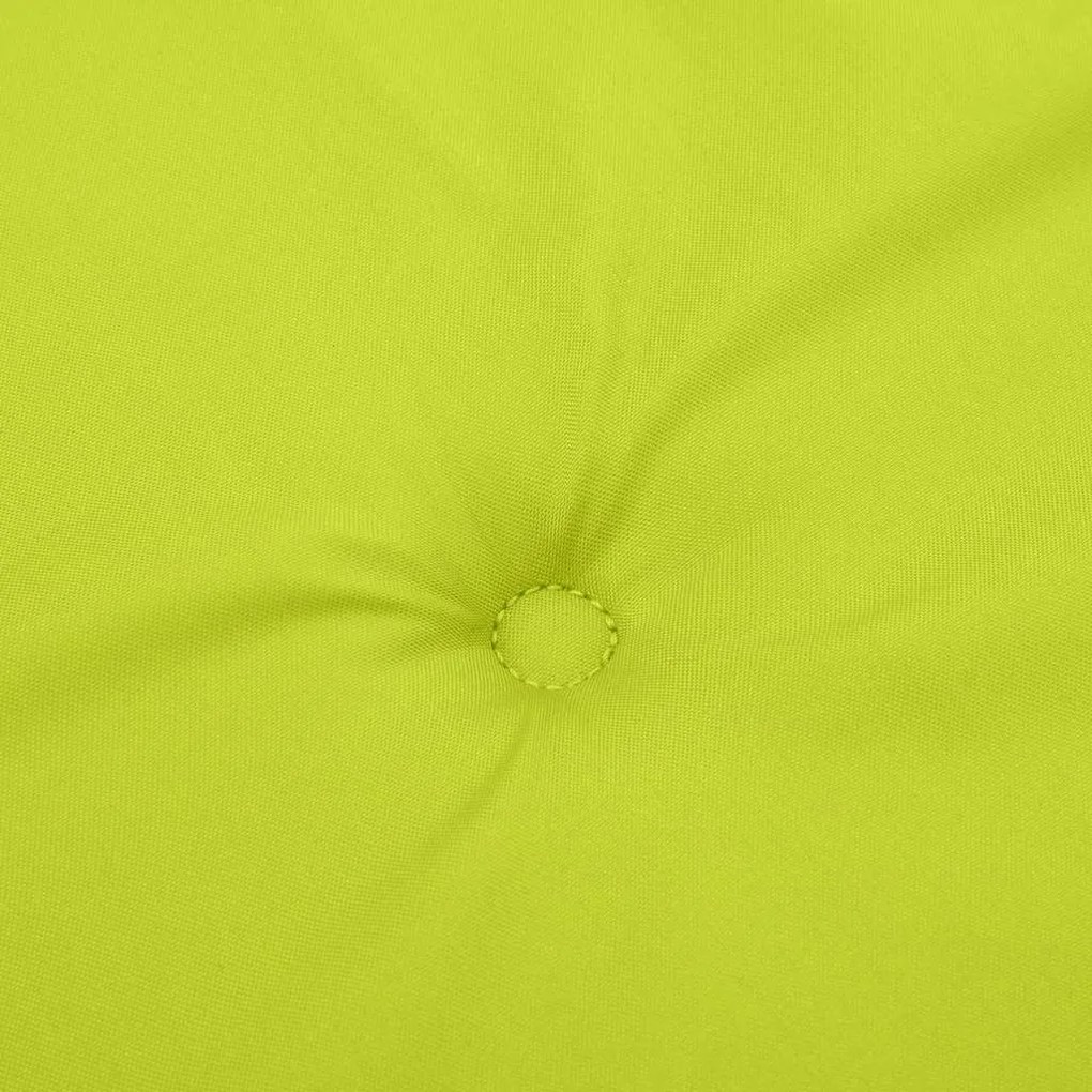 Poduška na zahradní lavici jasně zelená 200x50x3cm látka oxford 314100