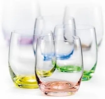 Crystalex Barevné skleničky Club Rainbow 300 ml, 1 ks