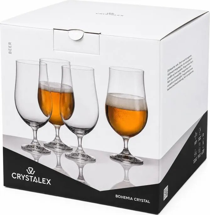 Crystalex Sklenice na pivo Bar 380 ml 4 ks