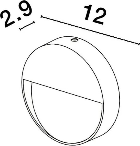 NV 9492680 Venkovní nástěnné svítidlo ARNE antracitový hliník a čirý akryl LED 1.5W 3000K 220-240V 50st. IP54 - NOVA LUCE