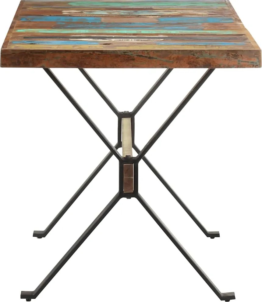 Jídelní stůl 140 x 70 x 76 cm masivní recyklované dřevo 321607