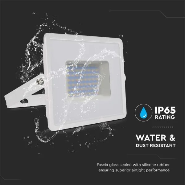 LED Reflektor LED/50W/230V 6500K IP65 bílá