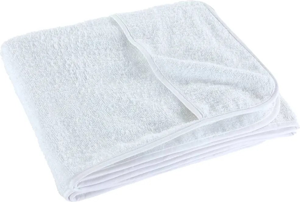 Plážové osušky 4 ks bílé 60 x 135 cm textil 400 GSM 3157050