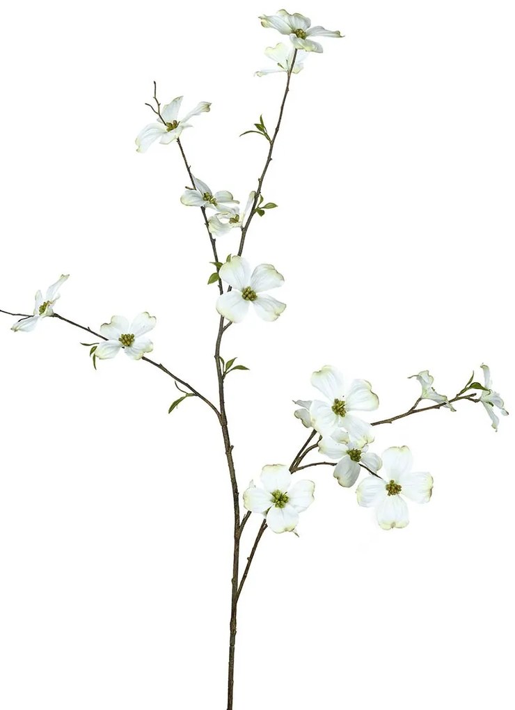 Dekorace umělá větvička Dřín japonský Dogwood - 33*100 cm