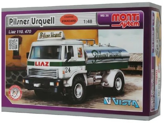 Stavebnice Monti System MS 36 Pilsner Urquell Liaz 1:48 v krabici 22x15x6cm