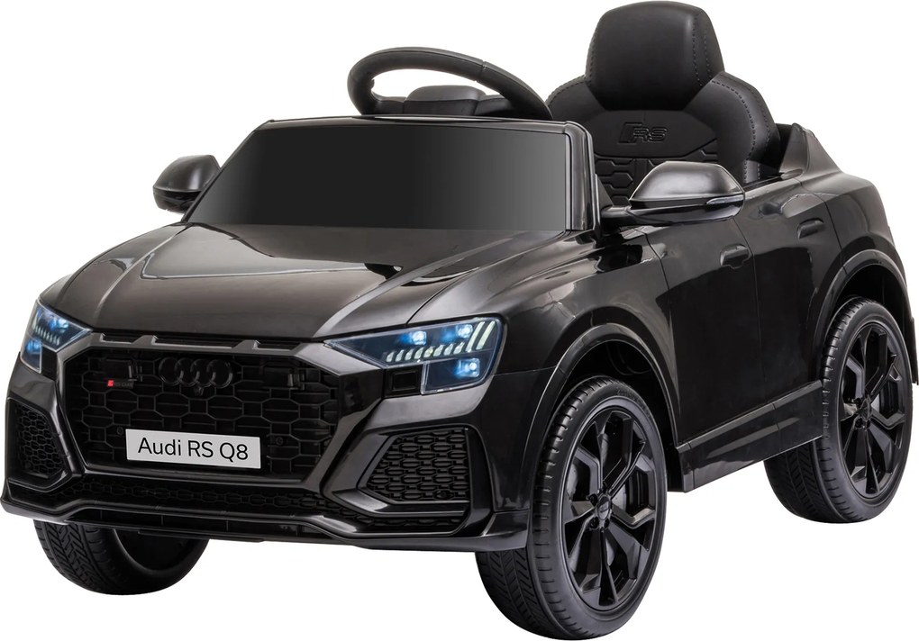 HOMCOM Dětské Elektrické Auto +3 roky Licencované Audi RS Q8 se 6V Baterií, 2 Motory, Dálkovým Ovládáním, Hudbou, MP3, Klaksonem a Světly, Maximální …