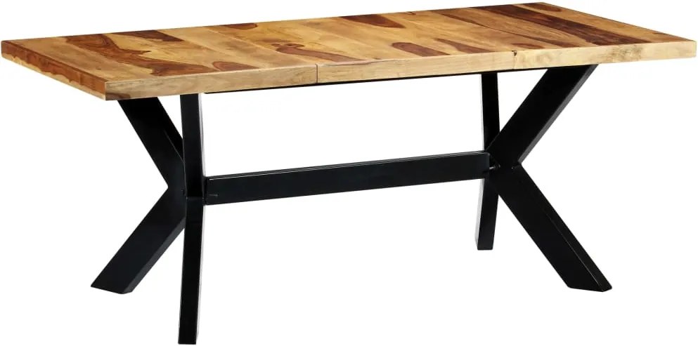 Jídelní stůl - masivní sheeshamové dřevo | 180x90x75 cm