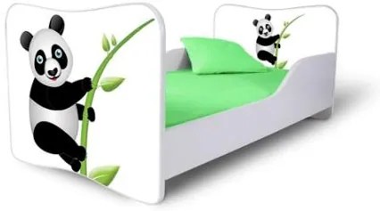Dětská postel Panda - butterfly - Rozměry 140x70