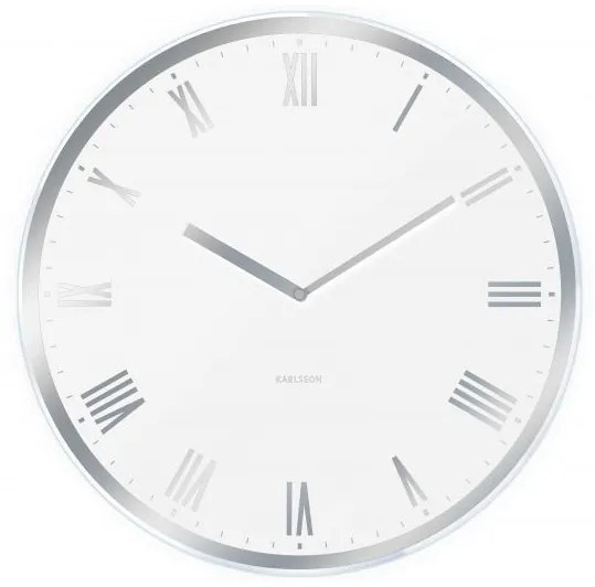 Designové nástěnné hodiny 5423WH Karlsson 40cm