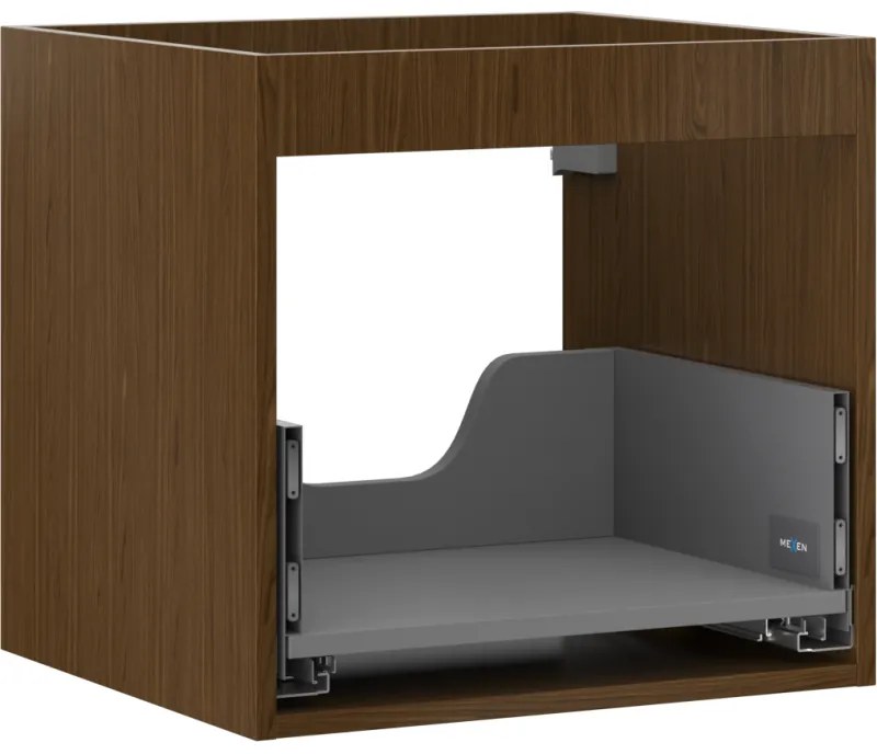 Mexen Box-A korpus skříňky pod umyvadlo 50 cm, 1 zásuvka, ořech - 91AX0-0500-470-1-86
