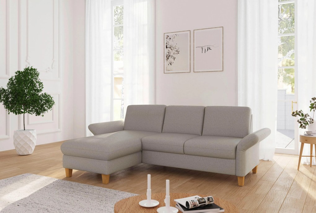XXXLutz ROHOVÁ SEDAČKA, textil, šedohnědá Sit & More - Sedací soupravy - 000144016140