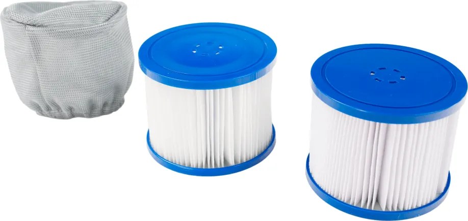 Nafukovací vířivka, šedá/bílá, 4-6 os, 1000 l, KAMINO NEW TYP 2