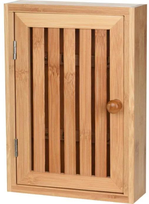 Bambusová skříňka na klíče, 27 x 19 cm
