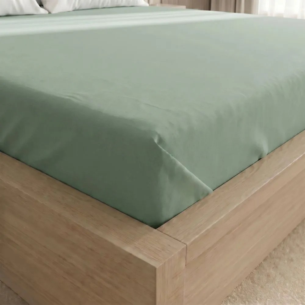 Kvalitex Bavlněné prostěradlo zelené 150x230cm 150x230cm