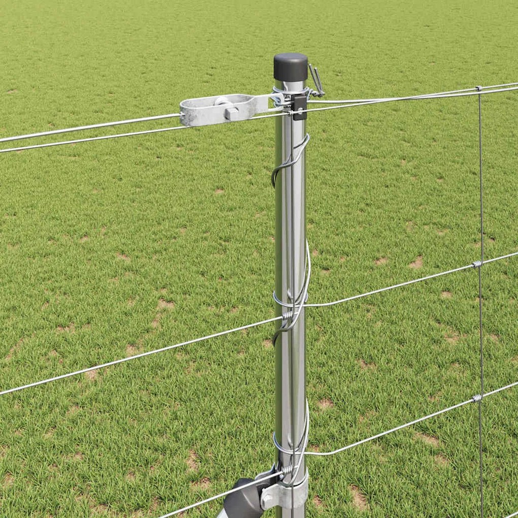Svařované drátěné ploty s hroty 50 x 1,5 m Pozinkovaná ocel 3351465