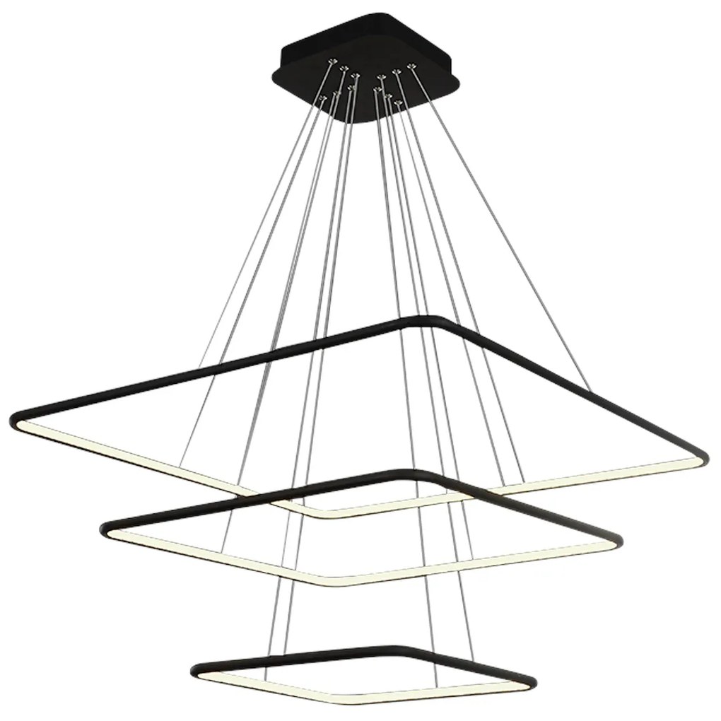 Závěsné LED svítidlo Nix, 3x LED 117w, 3000k, b