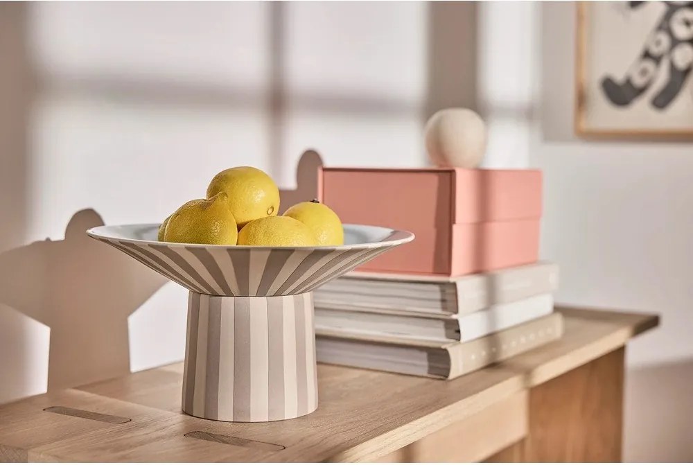 Béžová mísa z kameniny ø 30 cm Toppu – OYOY Living Design