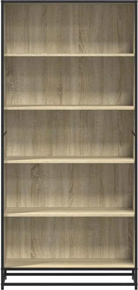 Knihovna dub sonoma 80,5 x 35 x 170,5 cm kompozitní dřevo 3300856