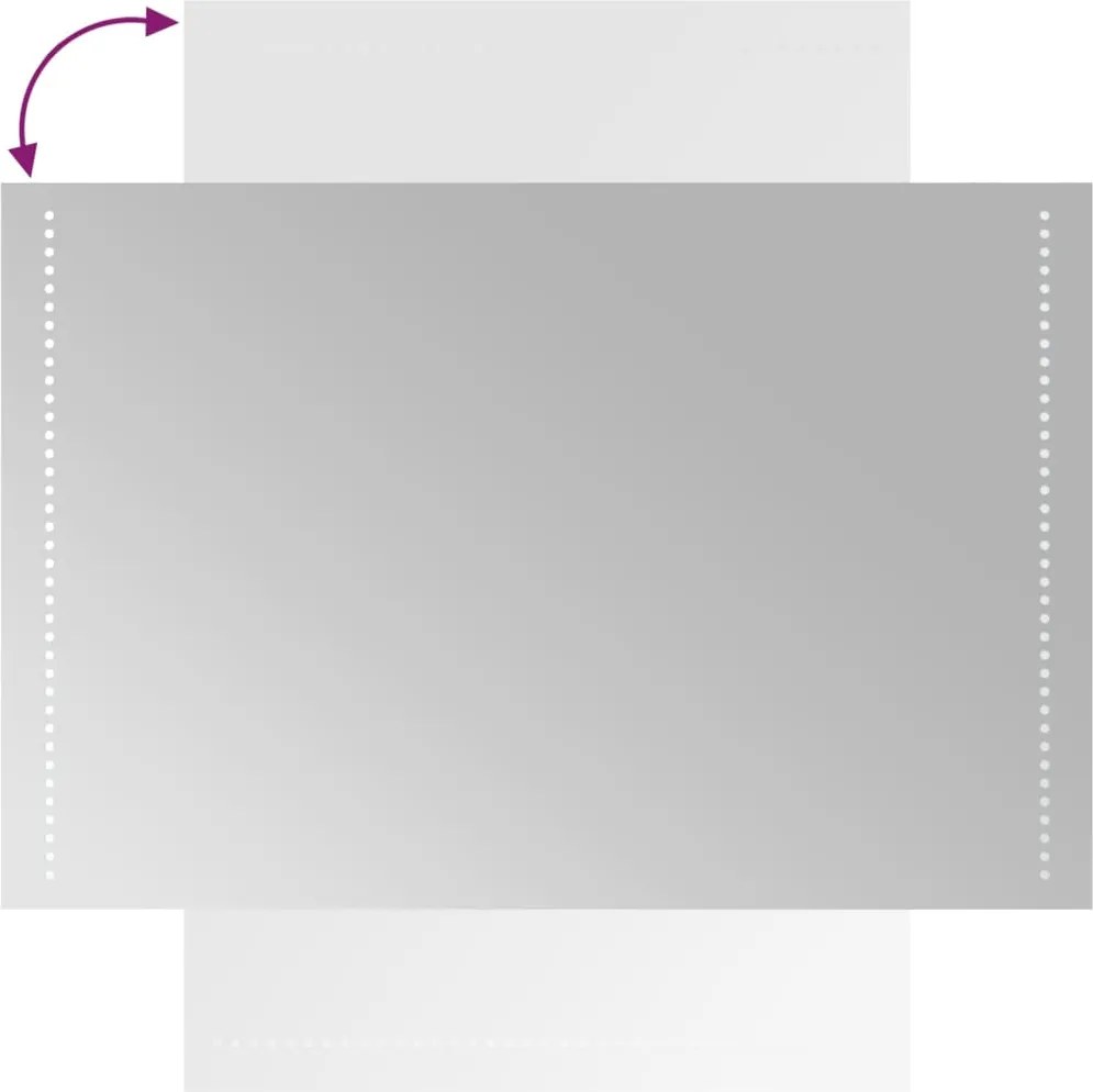 Koupelnové zrcadlo s LED osvětlením 60x90 cm 3154054